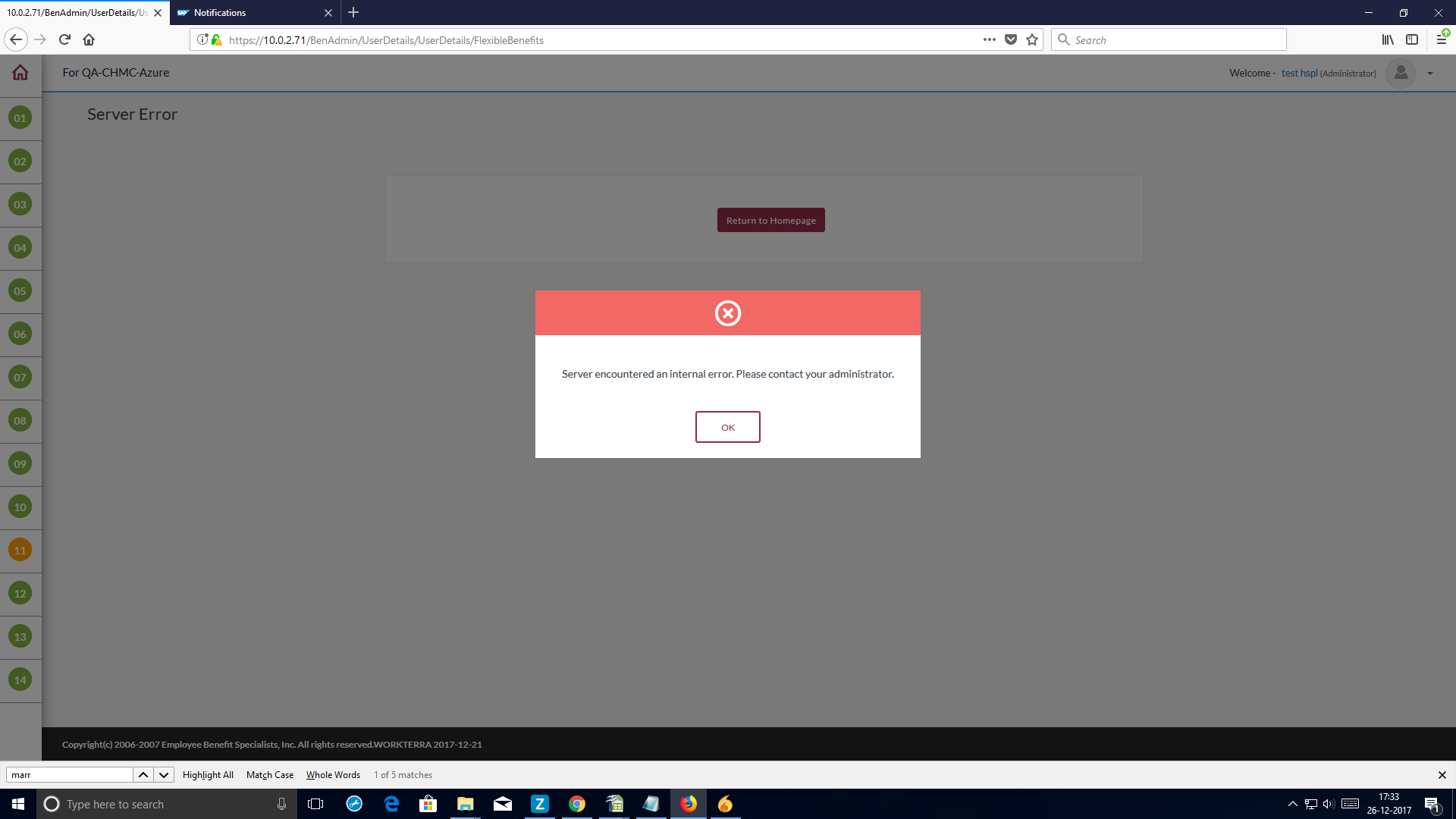 Nf 5595 Codemap Oe Passive Ca Employee Flow Functional Server Error Workterra Jira